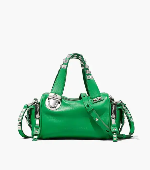 Marc Jacobs The Studded Pushlock Mini Satchel - Fern Green